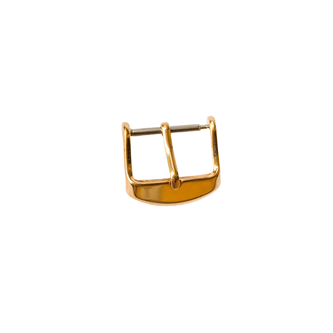 Yellow gold plated buckle for leather strap closure chrono unisex 22mm ...