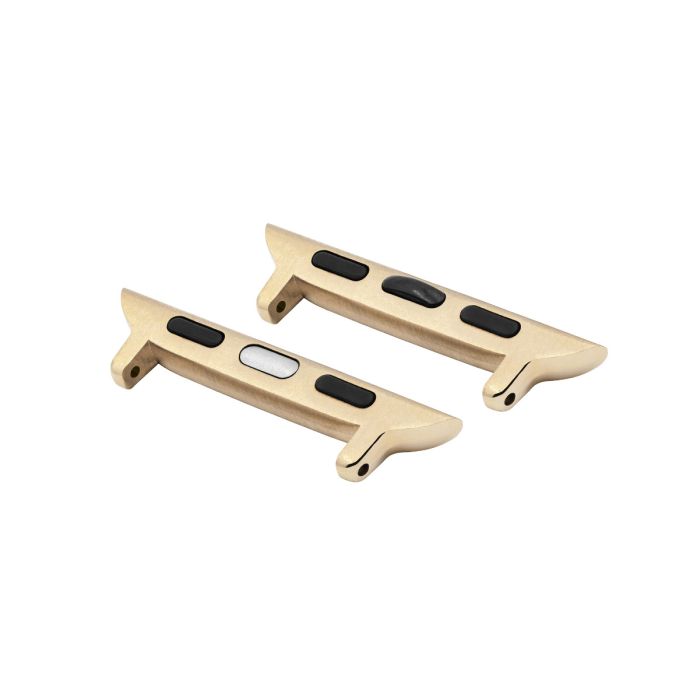Adapter for Apple Watch Hirsch, Gold, Attachment width in 22 mm, ref ...