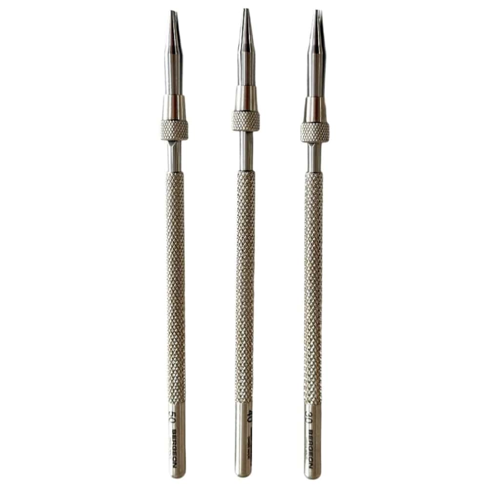 Bergeon 2566 assortment of 3 holders screw contents – WatchmakerShop.com