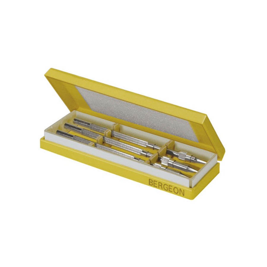 Bergeon 2566 assortment of 3 holders screw contents – WatchmakerShop.com