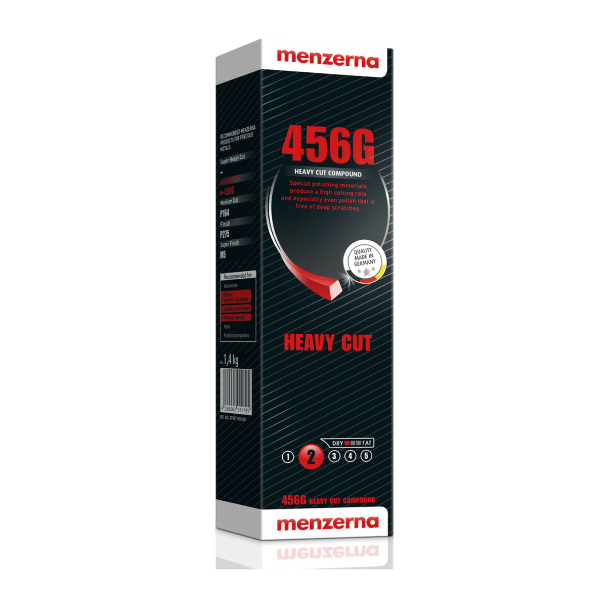Menzerna 456G, Pre-polishing paste for titanium, stainless steel and n ...