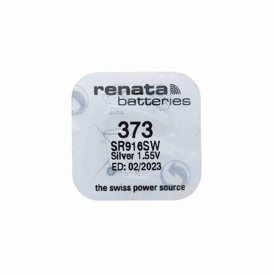 Renata 373 SR916SW watch battery 1.55V Swiss Made – WatchmakerShop.com