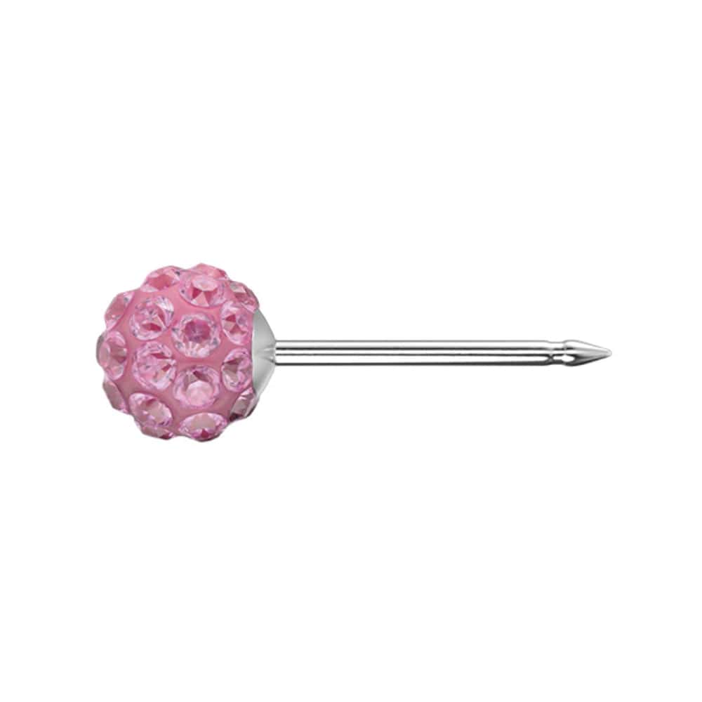 Studex silver fireball Rose earrings, 4.5mm, 7522-0310 – WatchmakerShop.com