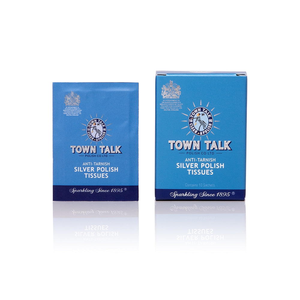 Town Talk anti-tarnish silver polish tissues 10 pcs in box ...