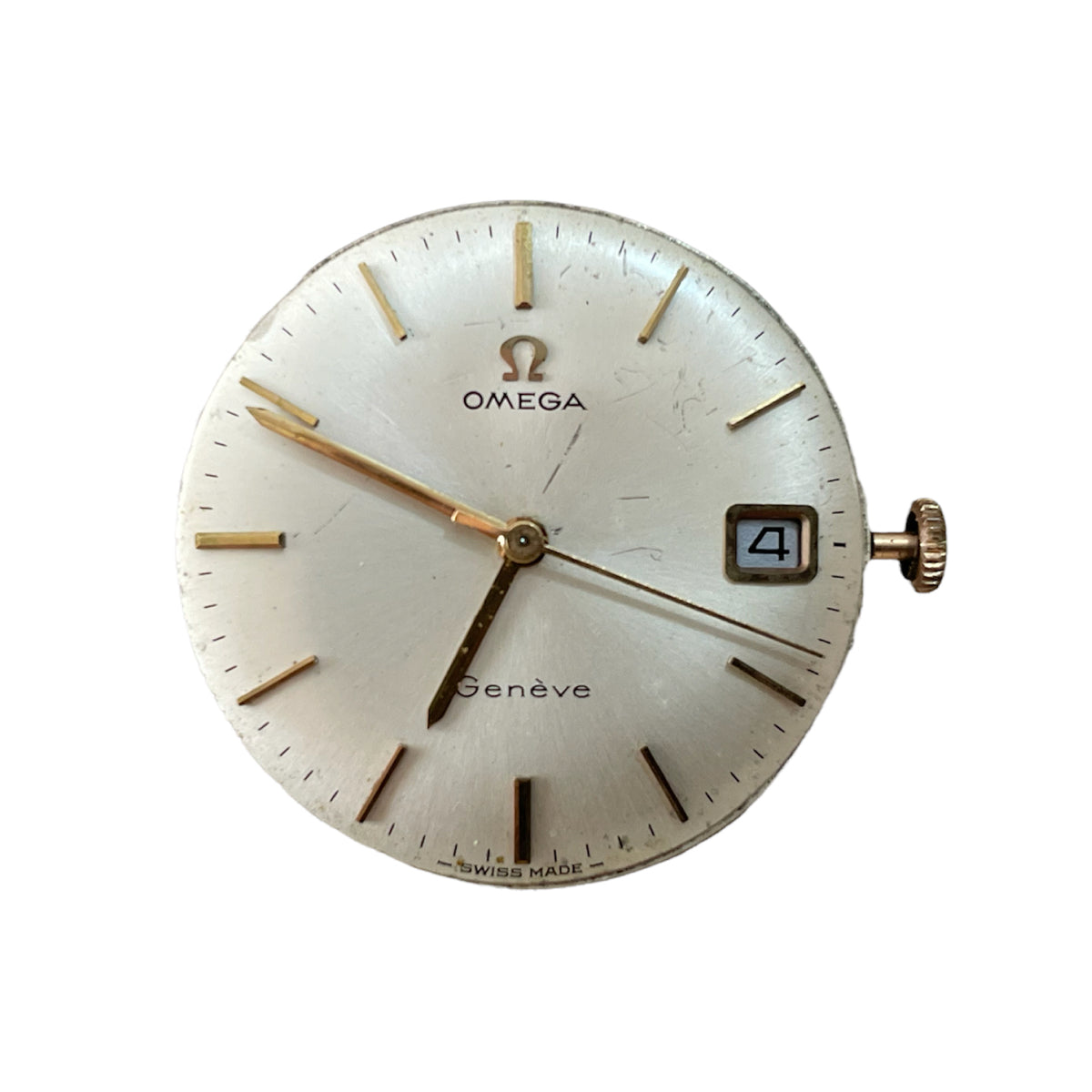 Vintage Omega Geneve hand-winding movement complete cal. 613 ...